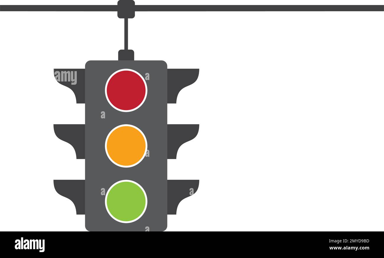 Traffic Light Vector Flat Icon Stock Vector Image & Art - Alamy