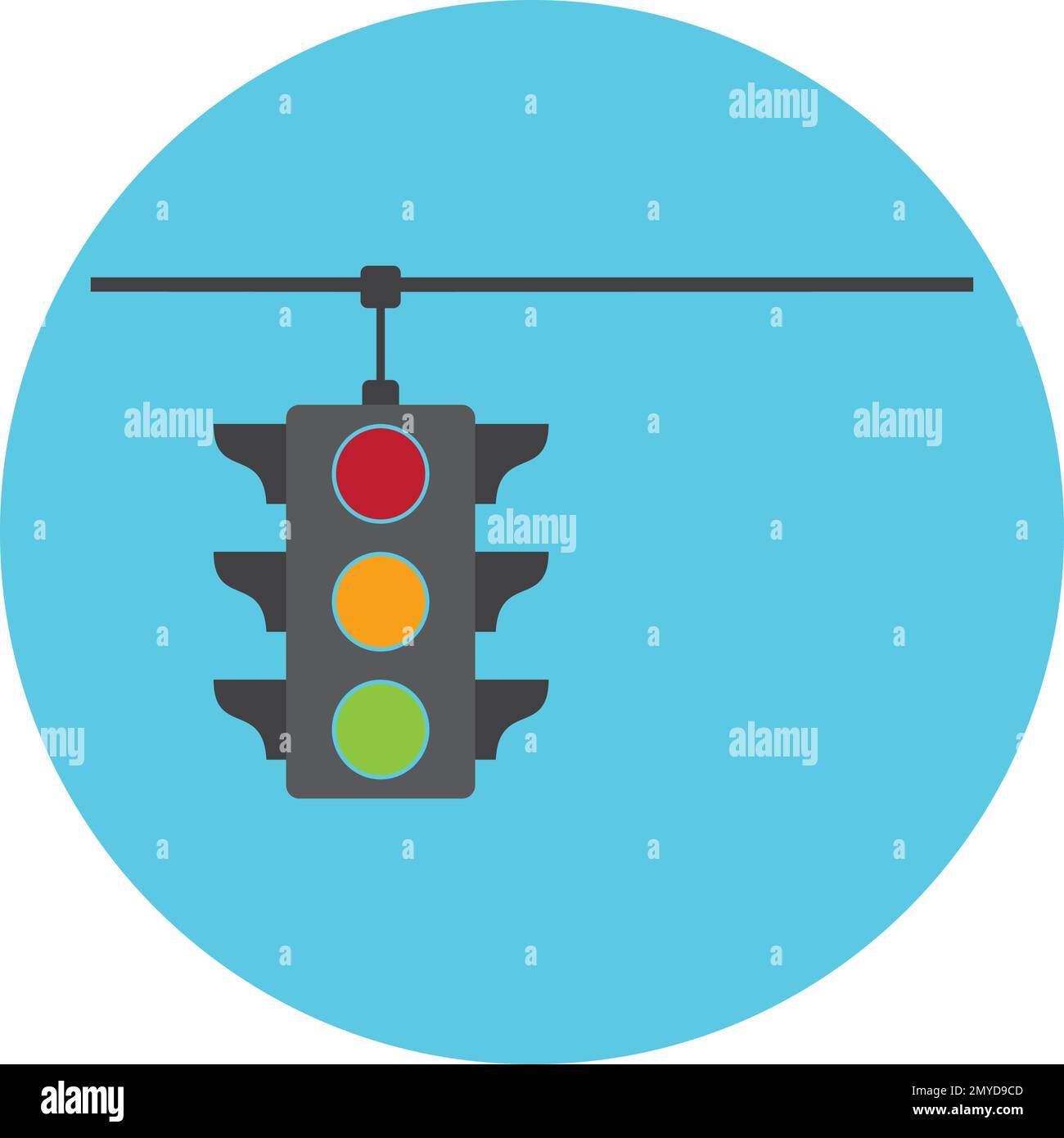 Traffic light junction vector vectors Cut Out Stock Images & Pictures ...