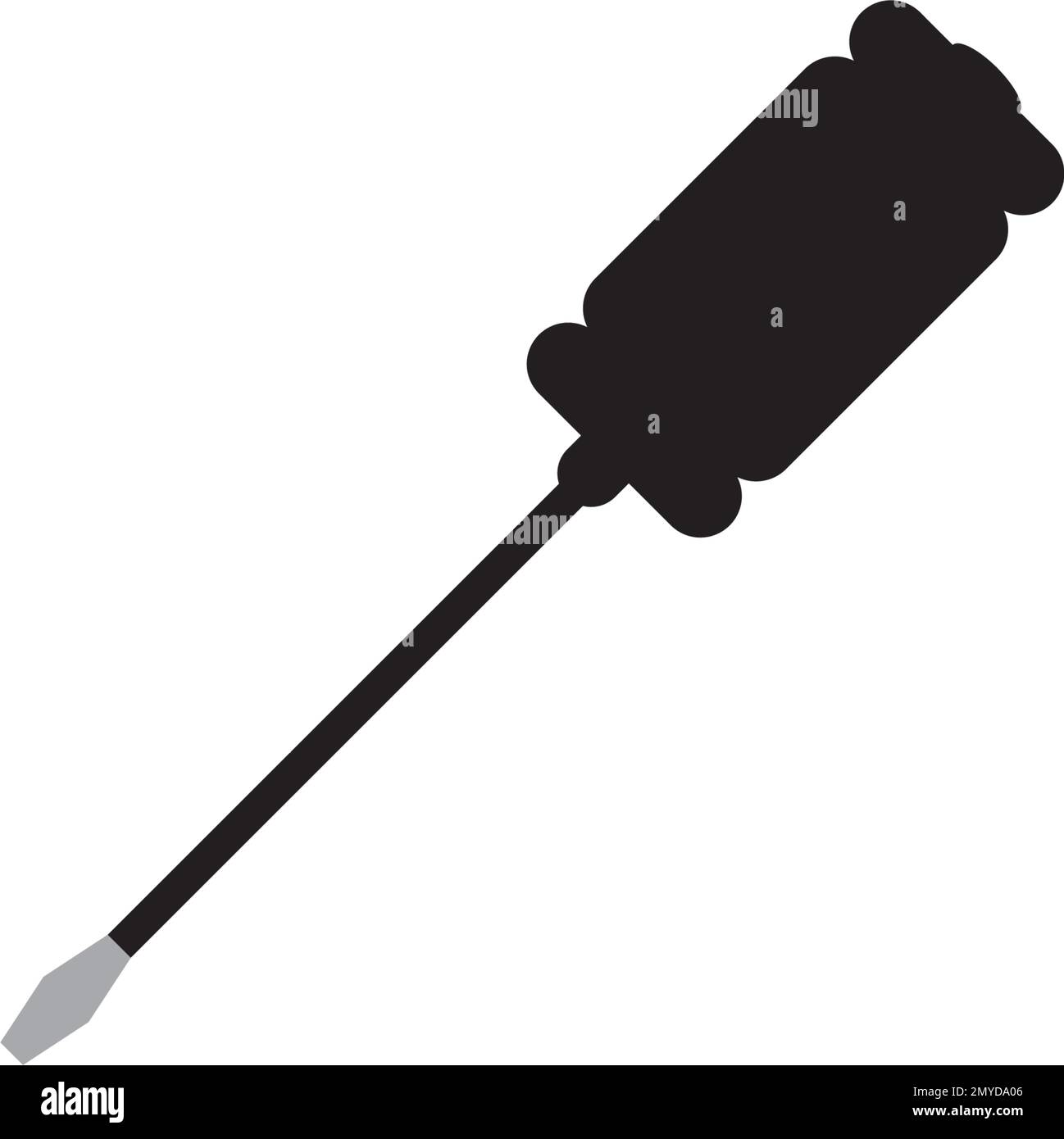 Fix screwdriver icon. Simple illustration of fix screwdriver vector ...
