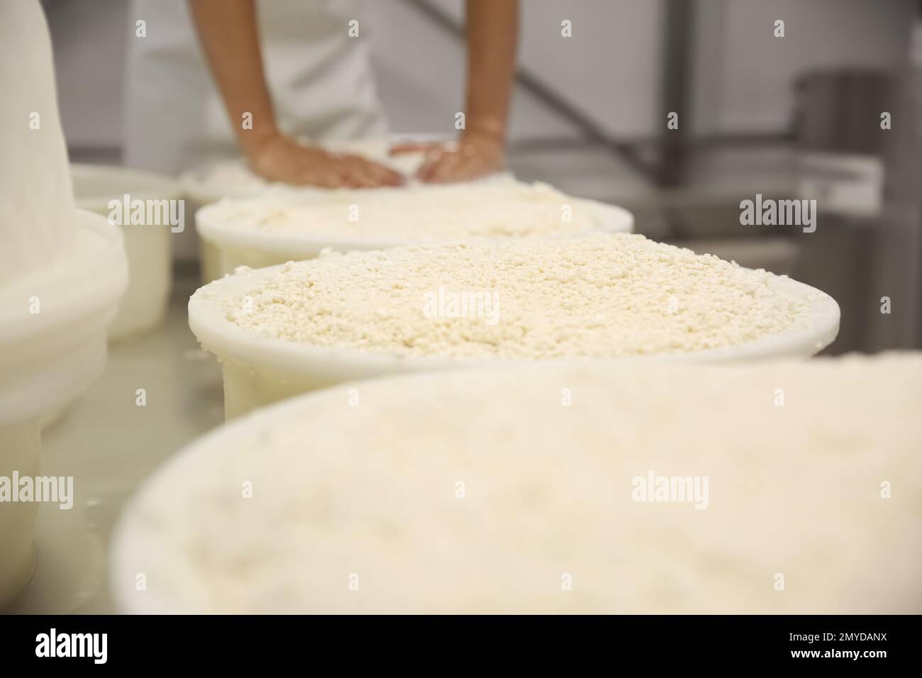 Curd making cheese moulds hi-res stock photography and images - Alamy