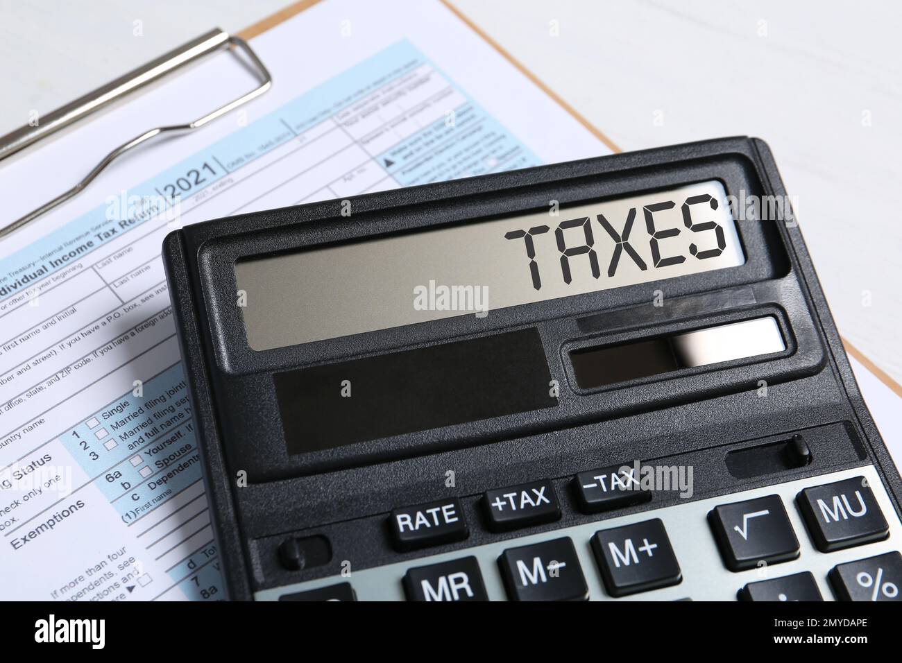 Word credit on calculator hi-res stock photography and images - Alamy