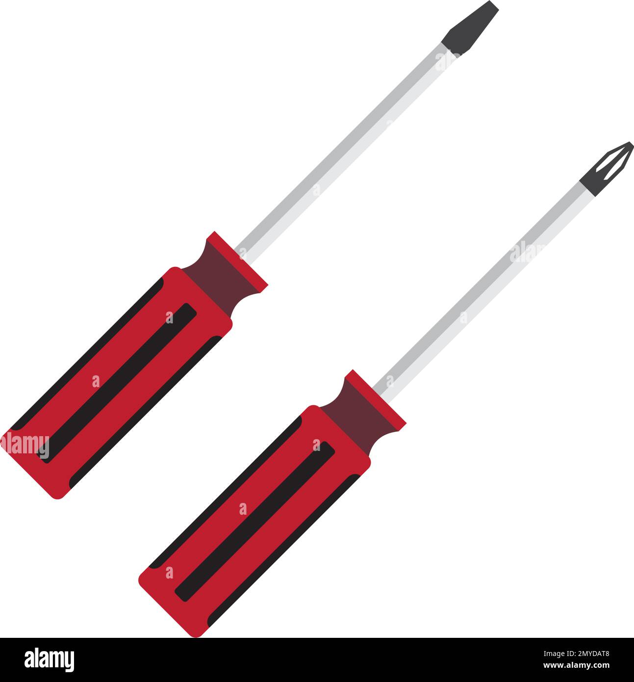 Fix screwdriver icon. Simple illustration of fix screwdriver vector ...