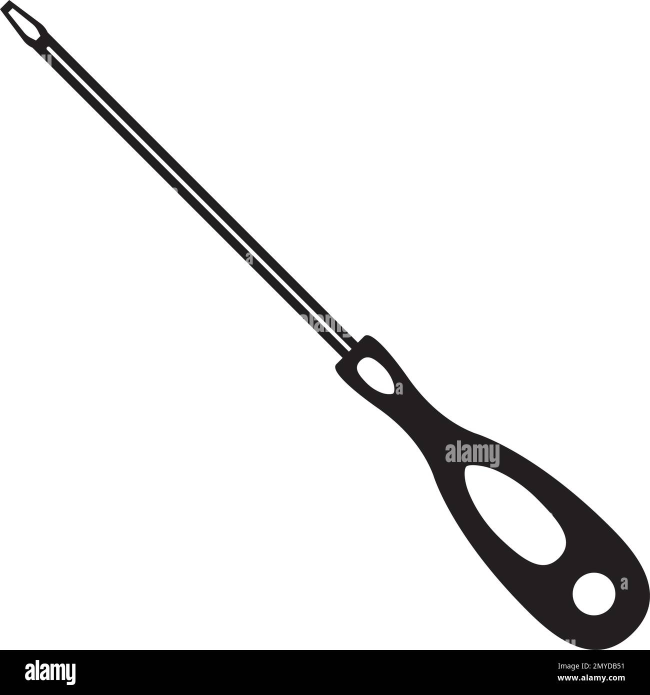 Fix screwdriver icon. Simple illustration of fix screwdriver vector ...