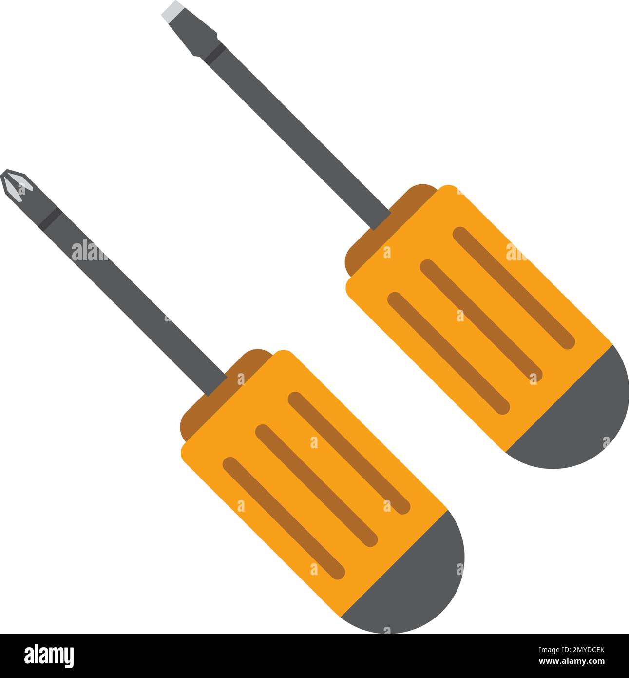 Fix screwdriver icon. Simple illustration of fix screwdriver vector ...