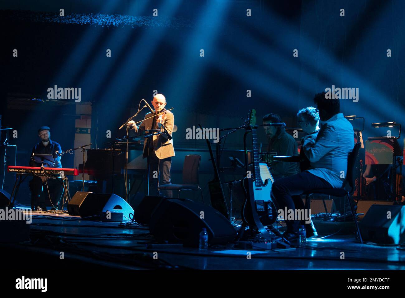 Glasgow Scotland. Duncan Chisholm, Scottish fiddle player and composer ...