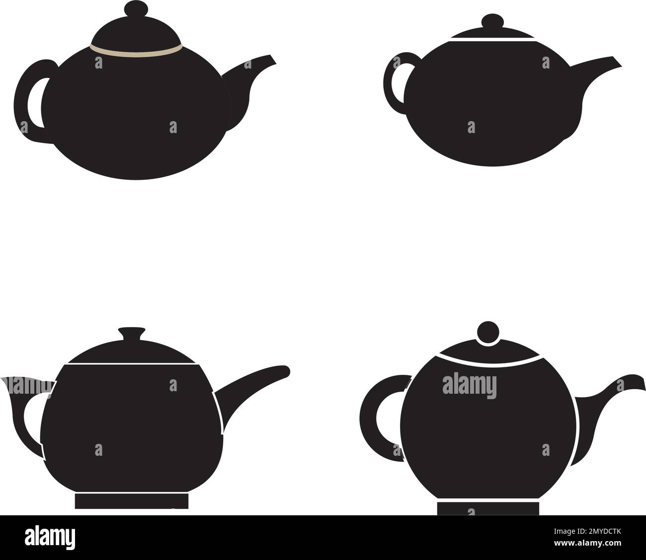 Teapot Icon Vector Simple design template Stock Vector Image & Art - Alamy