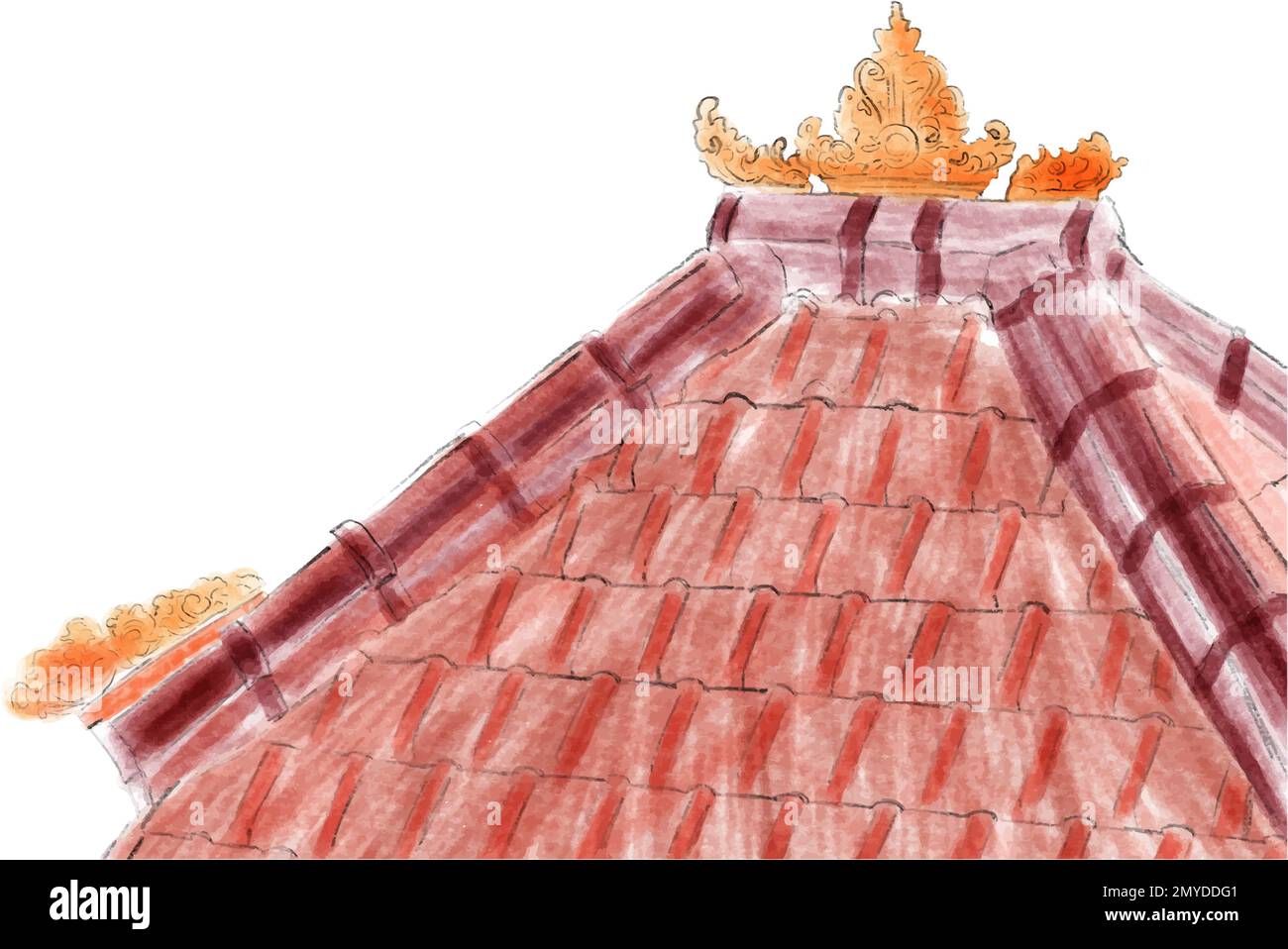 Hindu temple roof religion travel Stock Vector Images - Alamy