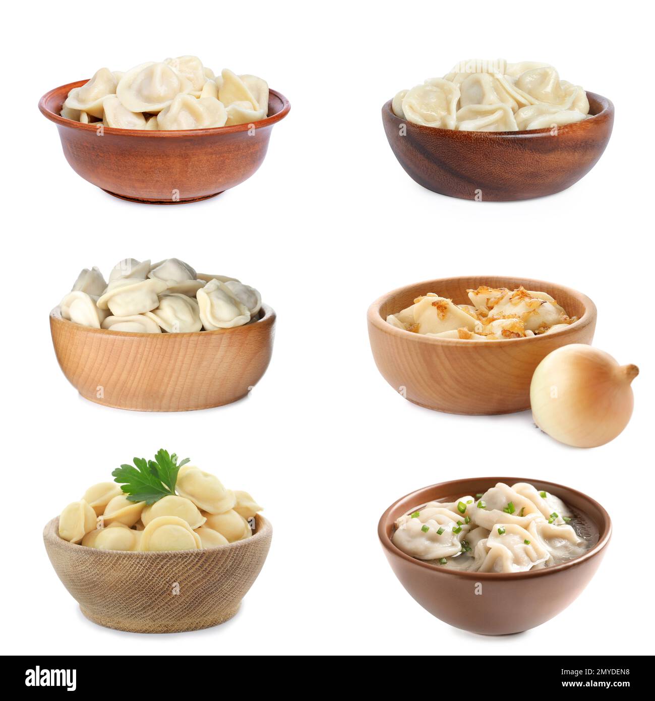 Homemade meat dumplings broth Cut Out Stock Images & Pictures - Alamy