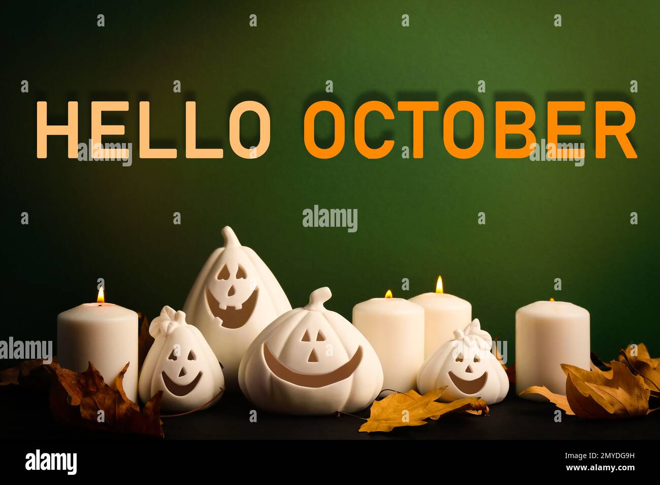 Hello october hi-res stock photography and images - Alamy