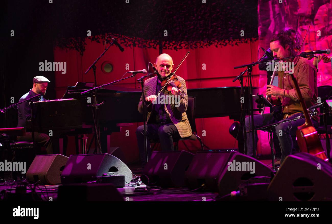 Glasgow Scotland. Duncan Chisholm, Scottish fiddle player and composer ...