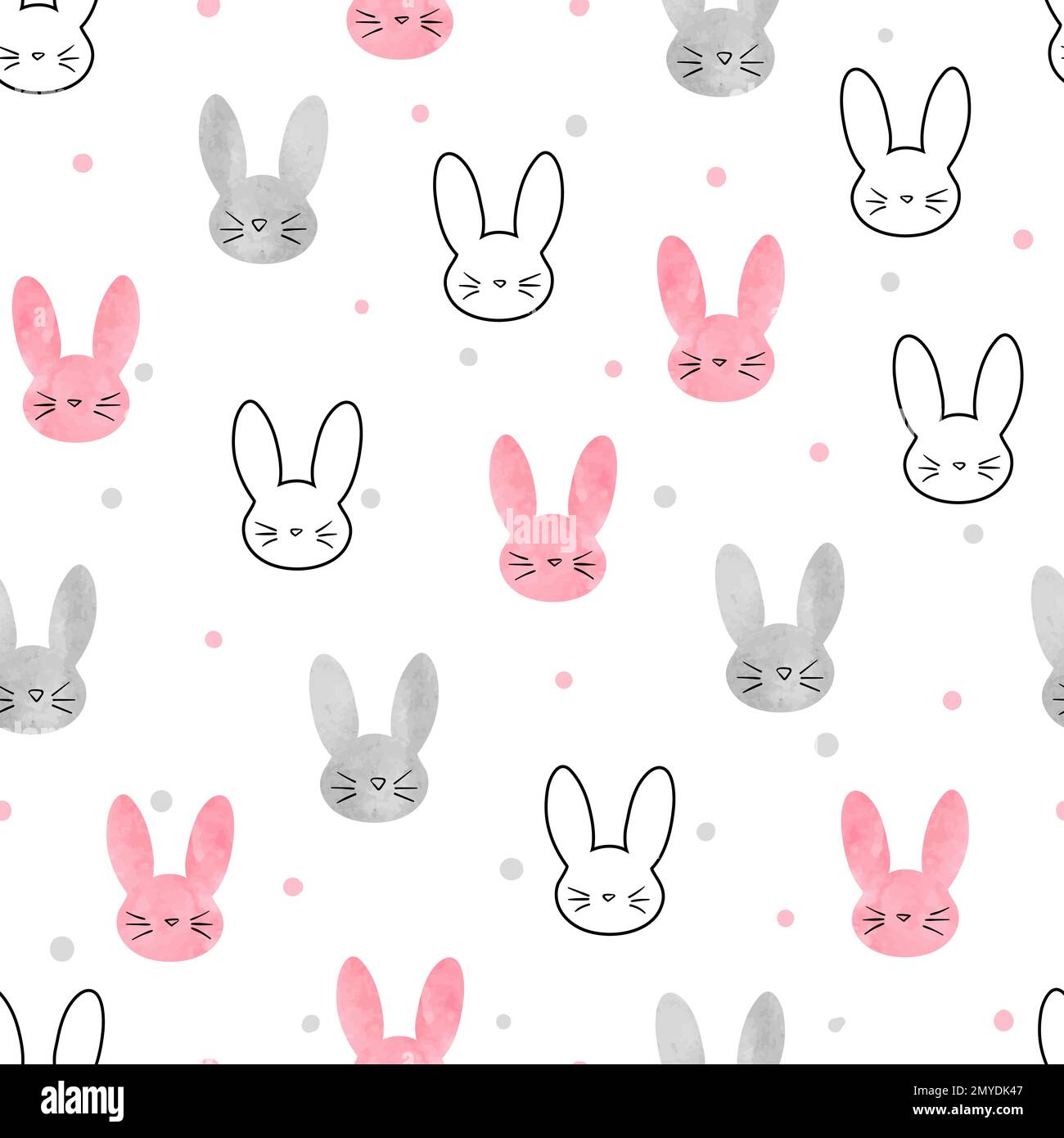 Bunny Pattern Background