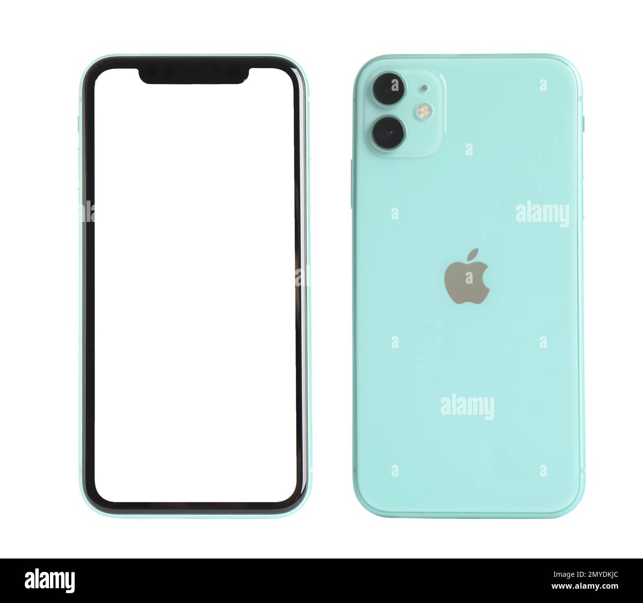 MYKOLAIV, UKRAINE - JULY 07, 2020: New modern iPhone 11 with empty ...