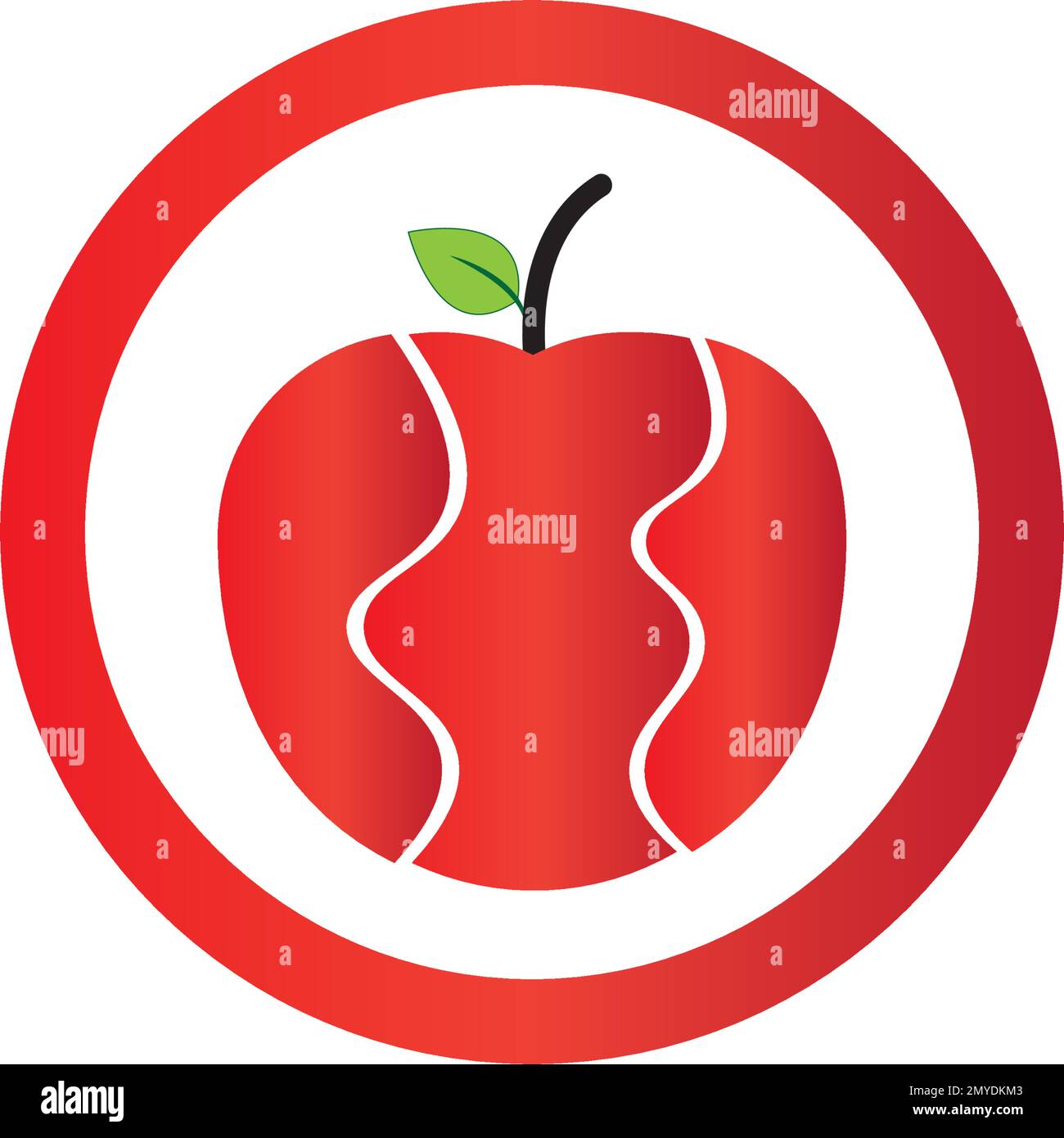 Red and green apples,Vector illustration,design Stock Vector Image ...