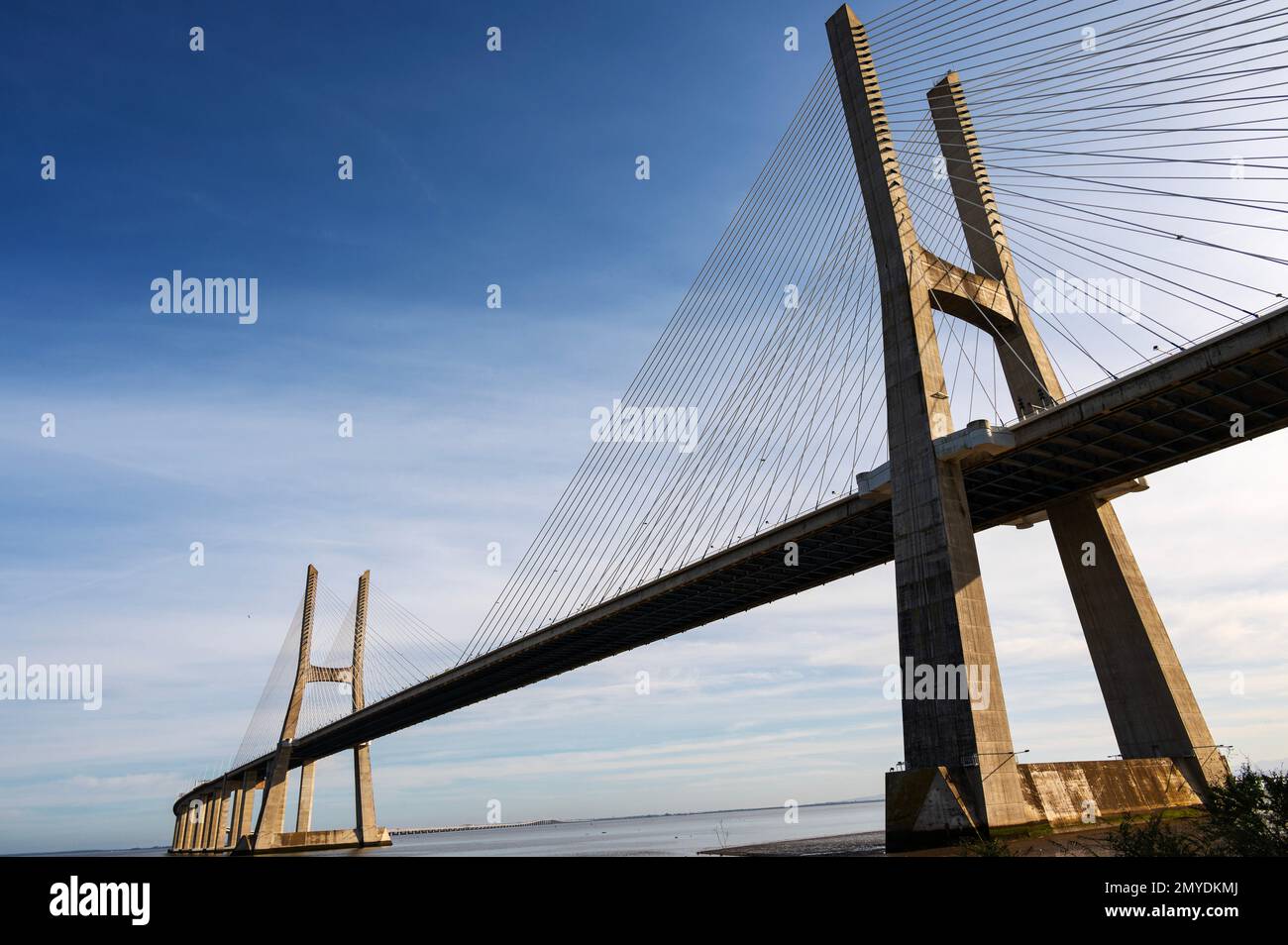 The Vasco da Gama Bridge. Lisbon, Portugal Stock Photo - Alamy