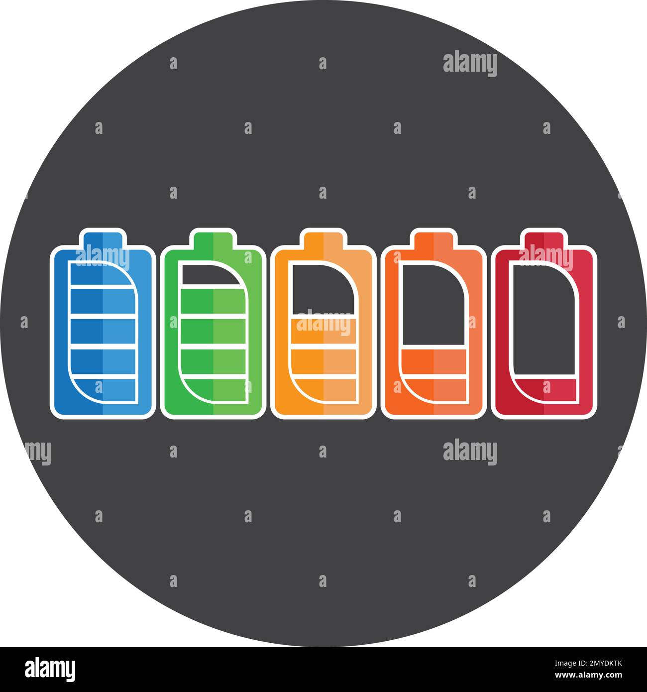 Battery icon,vector illustration logo design Stock Vector Image & Art ...