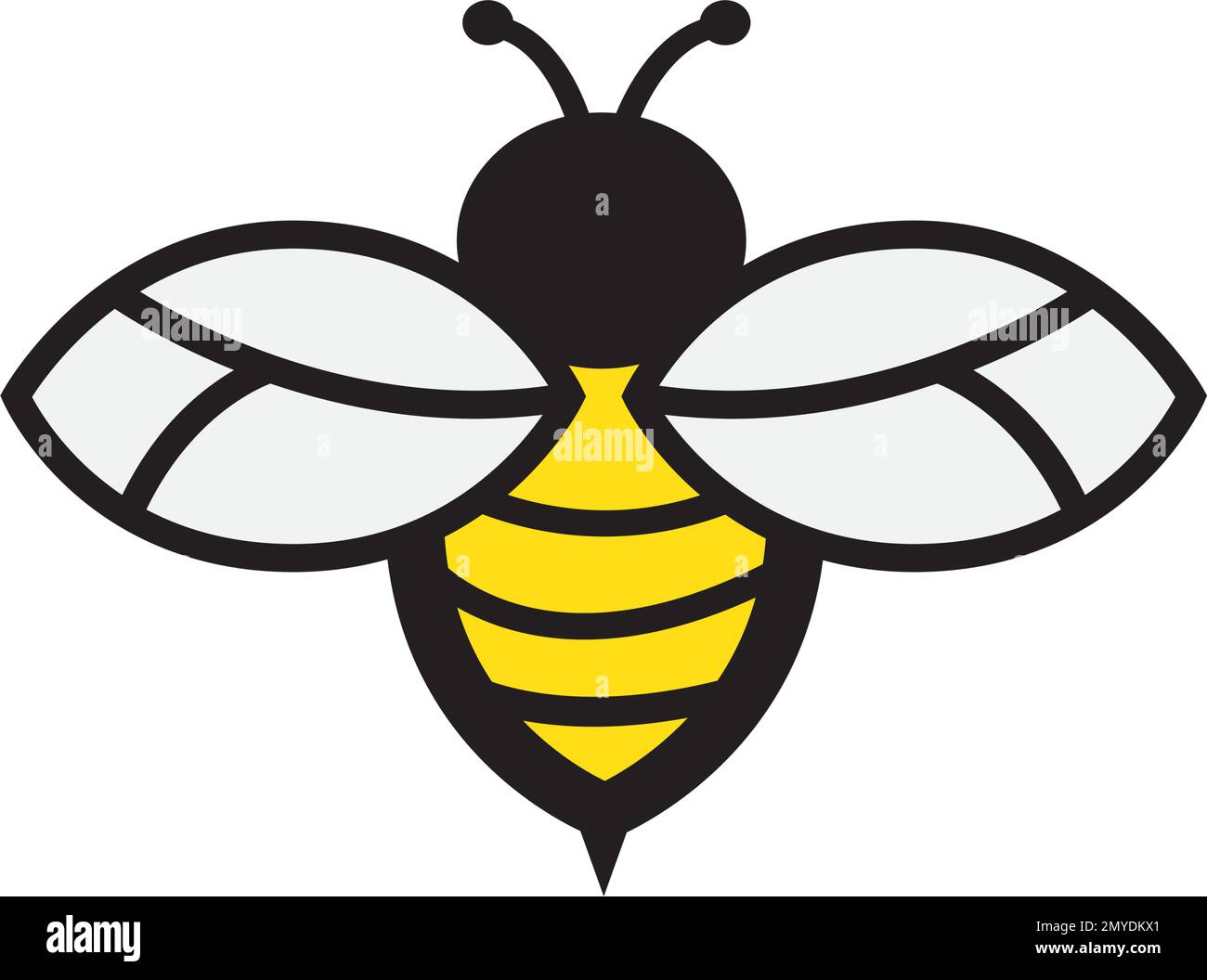 Bee logo vector illustration template design Stock Vector Image & Art ...