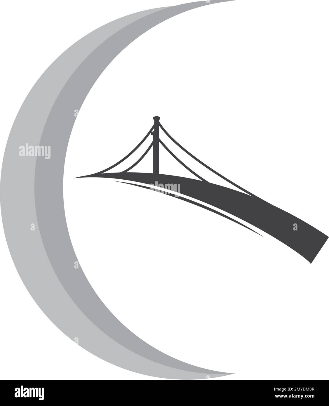 Modern bridge architecture Cut Out Stock Images & Pictures - Alamy