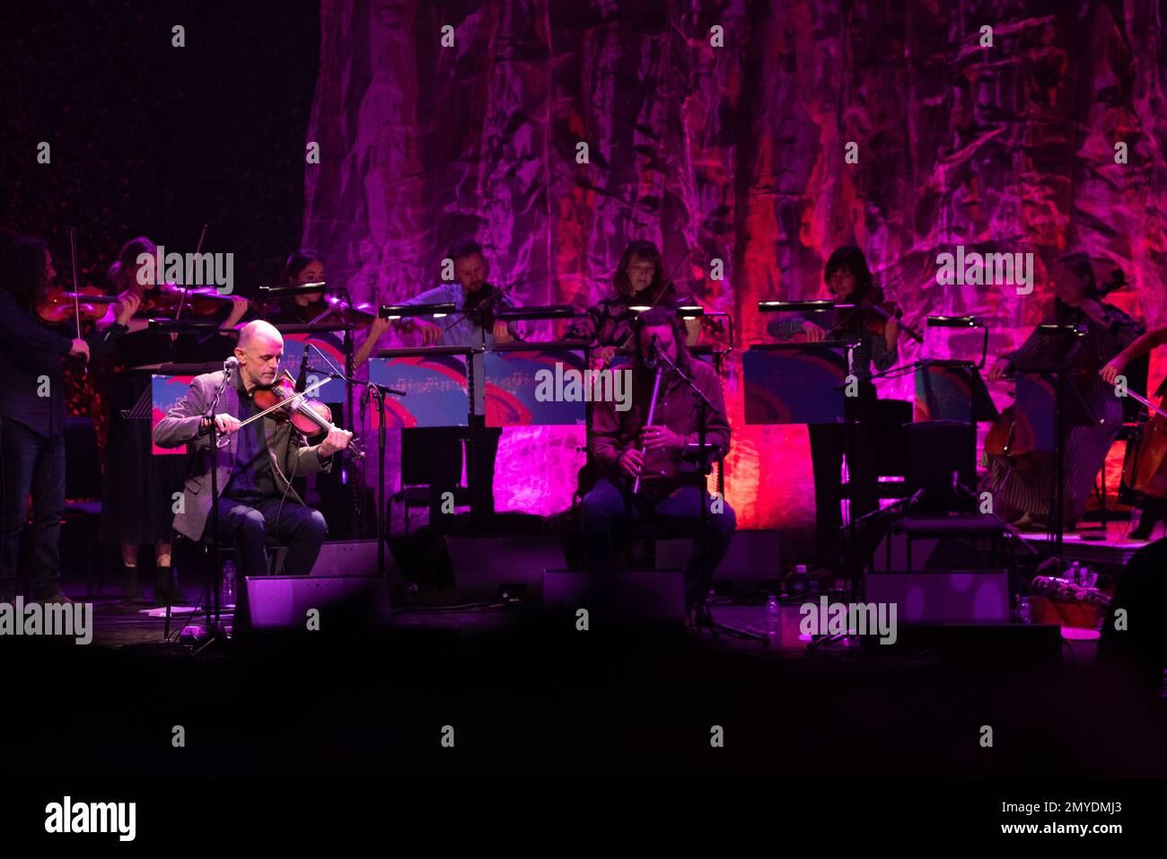 Glasgow Scotland. Duncan Chisholm, Scottish fiddle player and composer ...