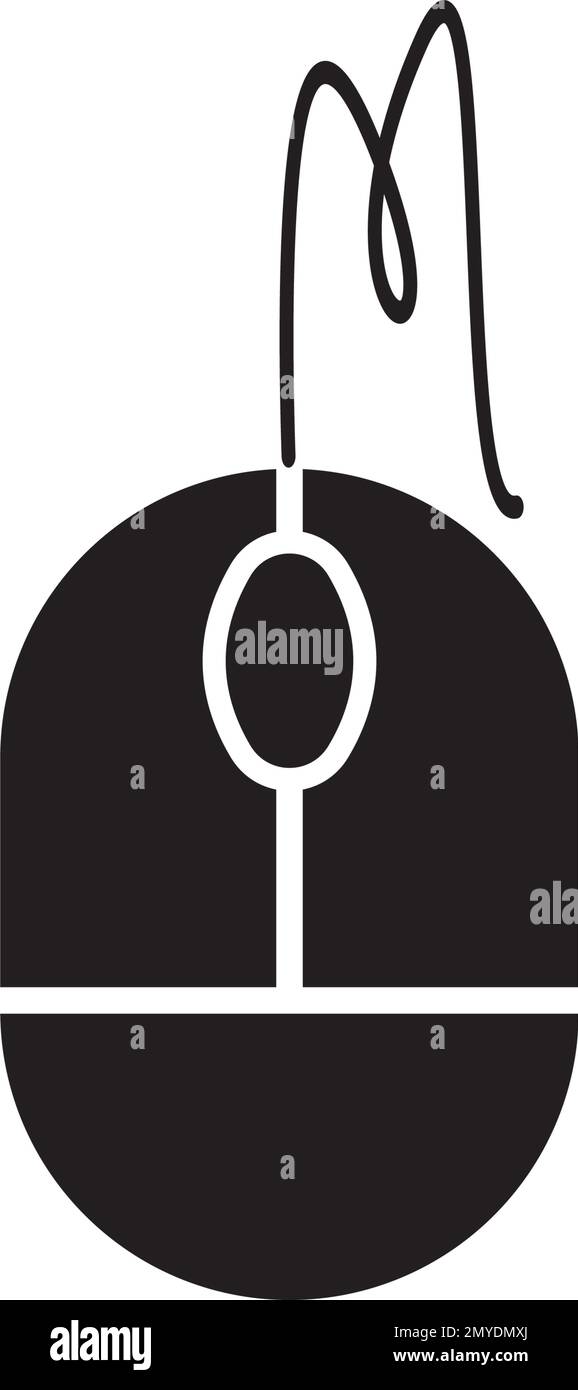 Computer mouse logo vector template design illustration Stock Vector ...