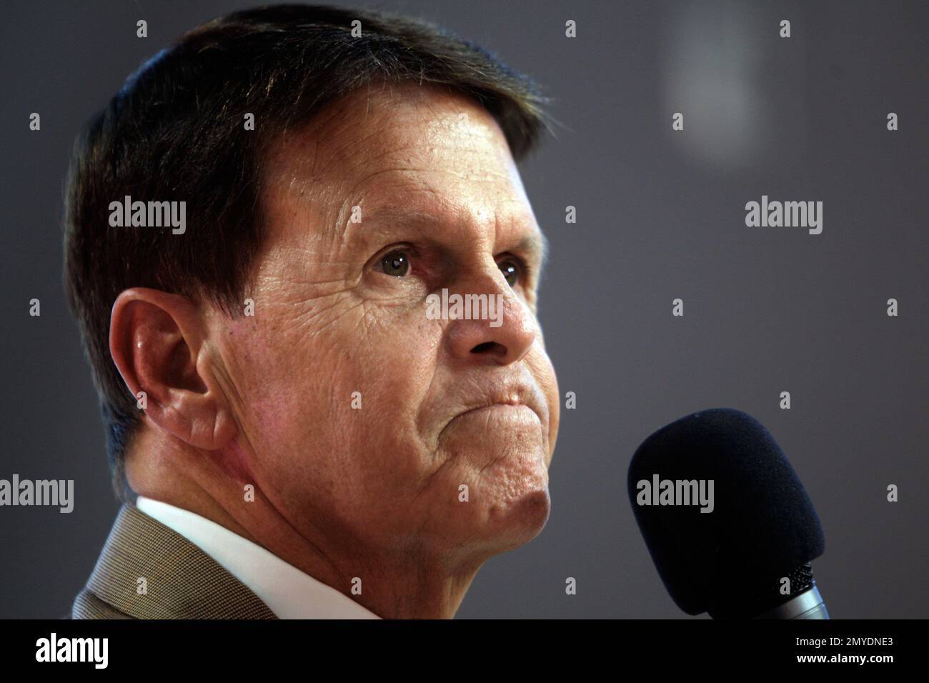 University of Tennessee Athletic Director, Dave Hart, pauses as he ...