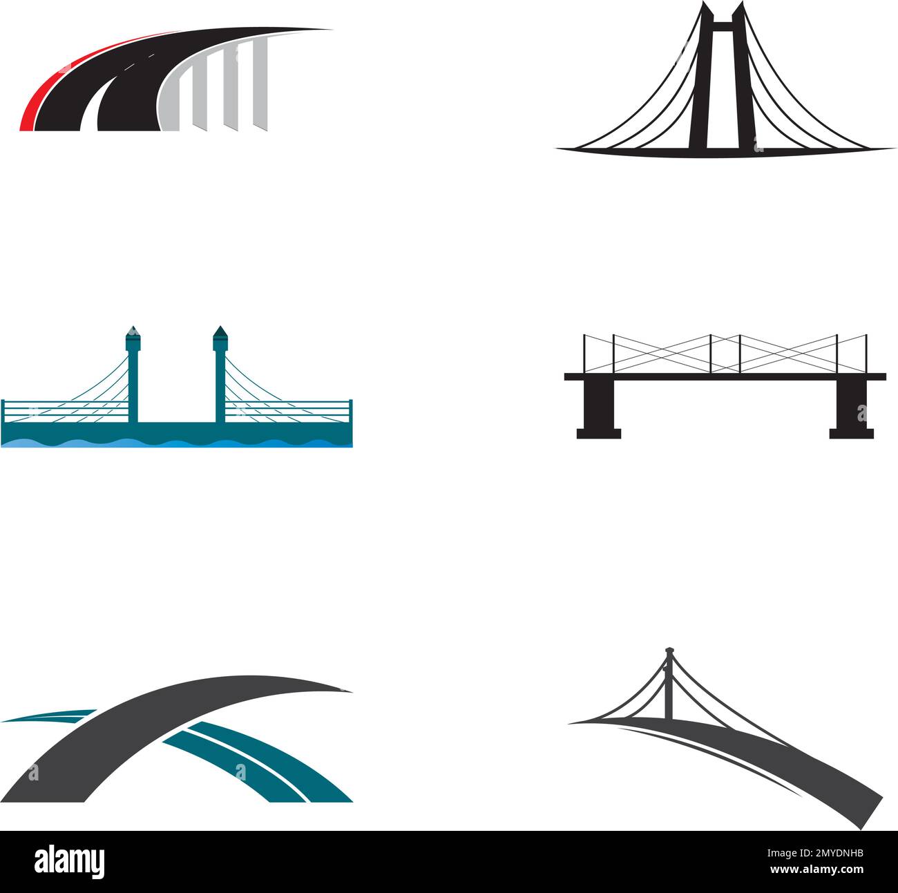 Bridge ilustration logo vector template Stock Vector Image & Art - Alamy