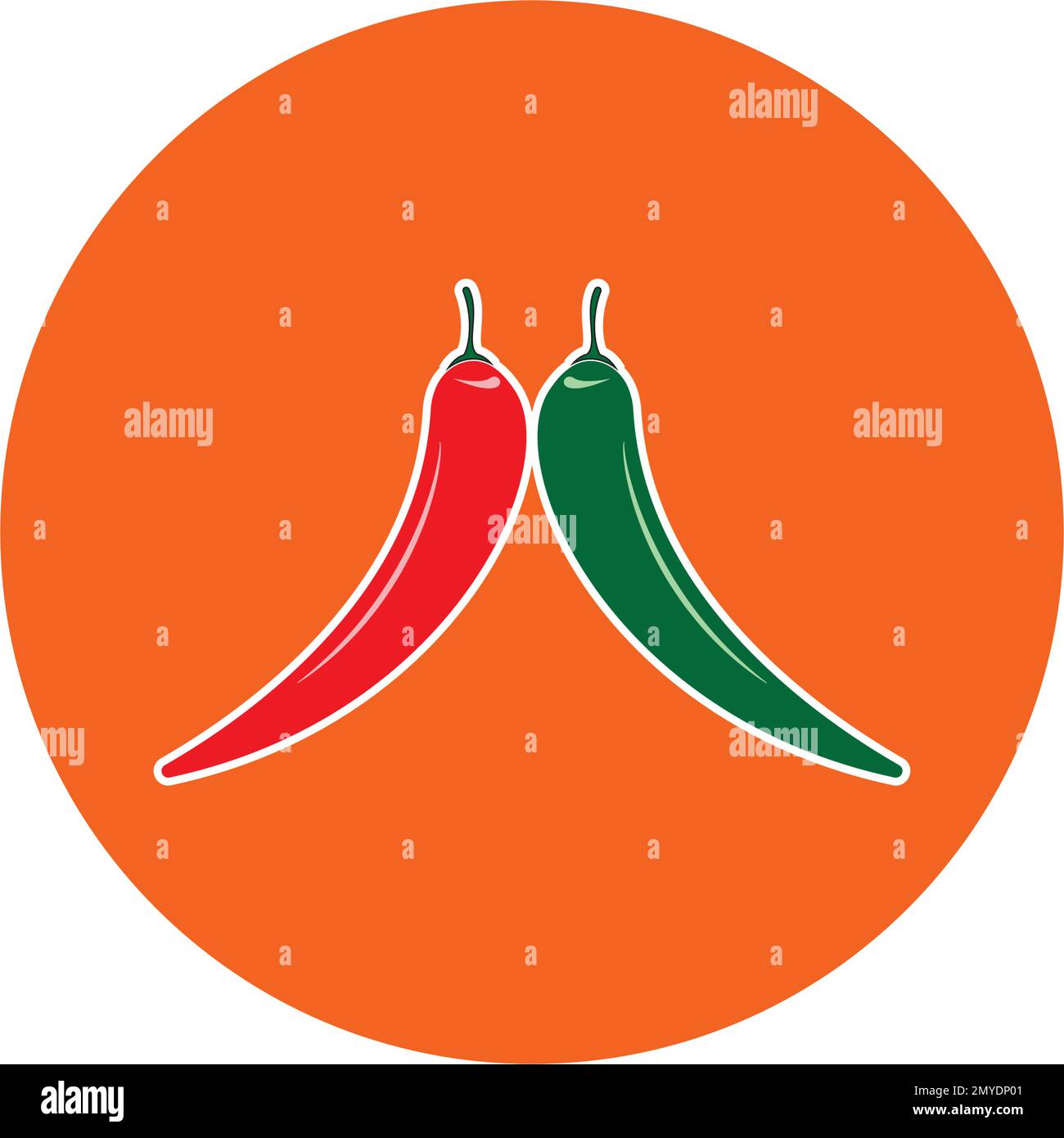 Chili logo vector template design Stock Vector Image & Art - Alamy