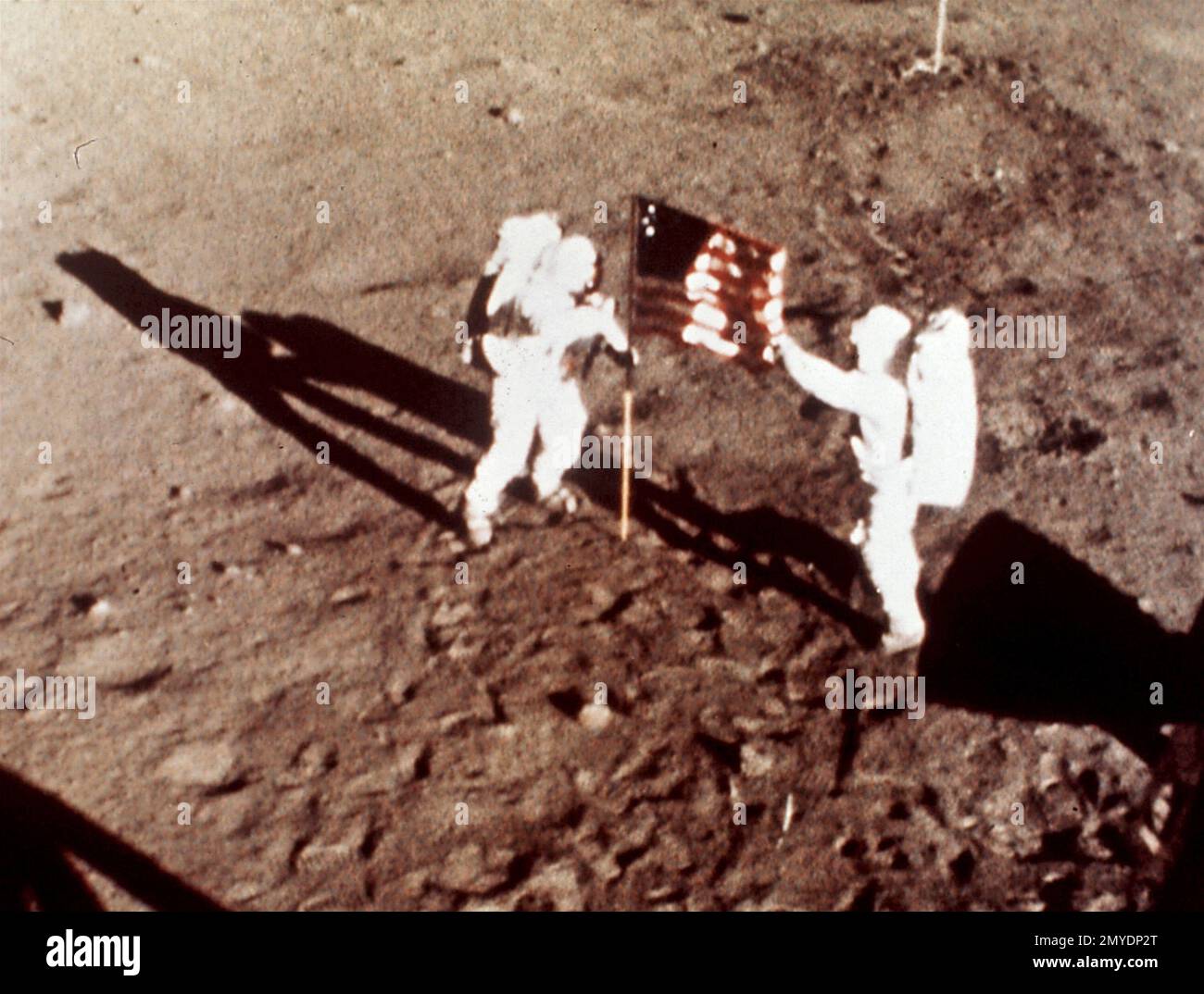 Apollo 11 astronauts Neil Armstrong and Edwin E. "Buzz" Aldrin, the ...
