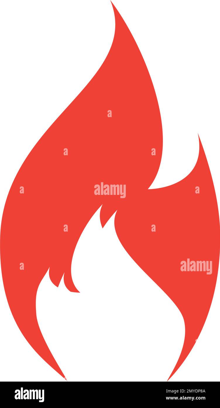 fire vector, logo element, fire icon isolated design illustration Stock ...