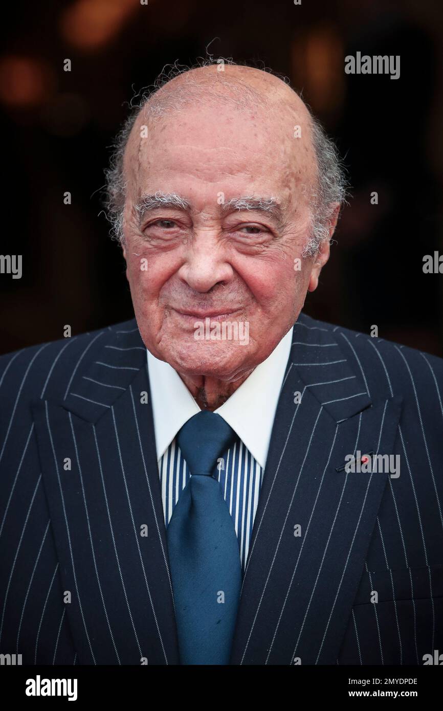 Egyptian businessman and Ritz owner Mohammed Al Fayed poses for a ...