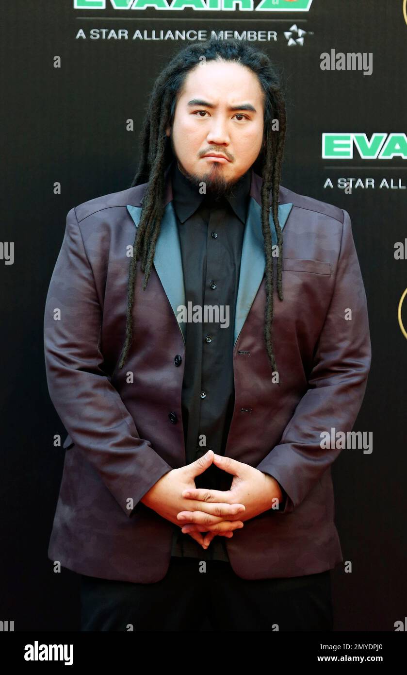 Taiwanese singer Matzka arrives at the 27th Golden Melody Awards in ...