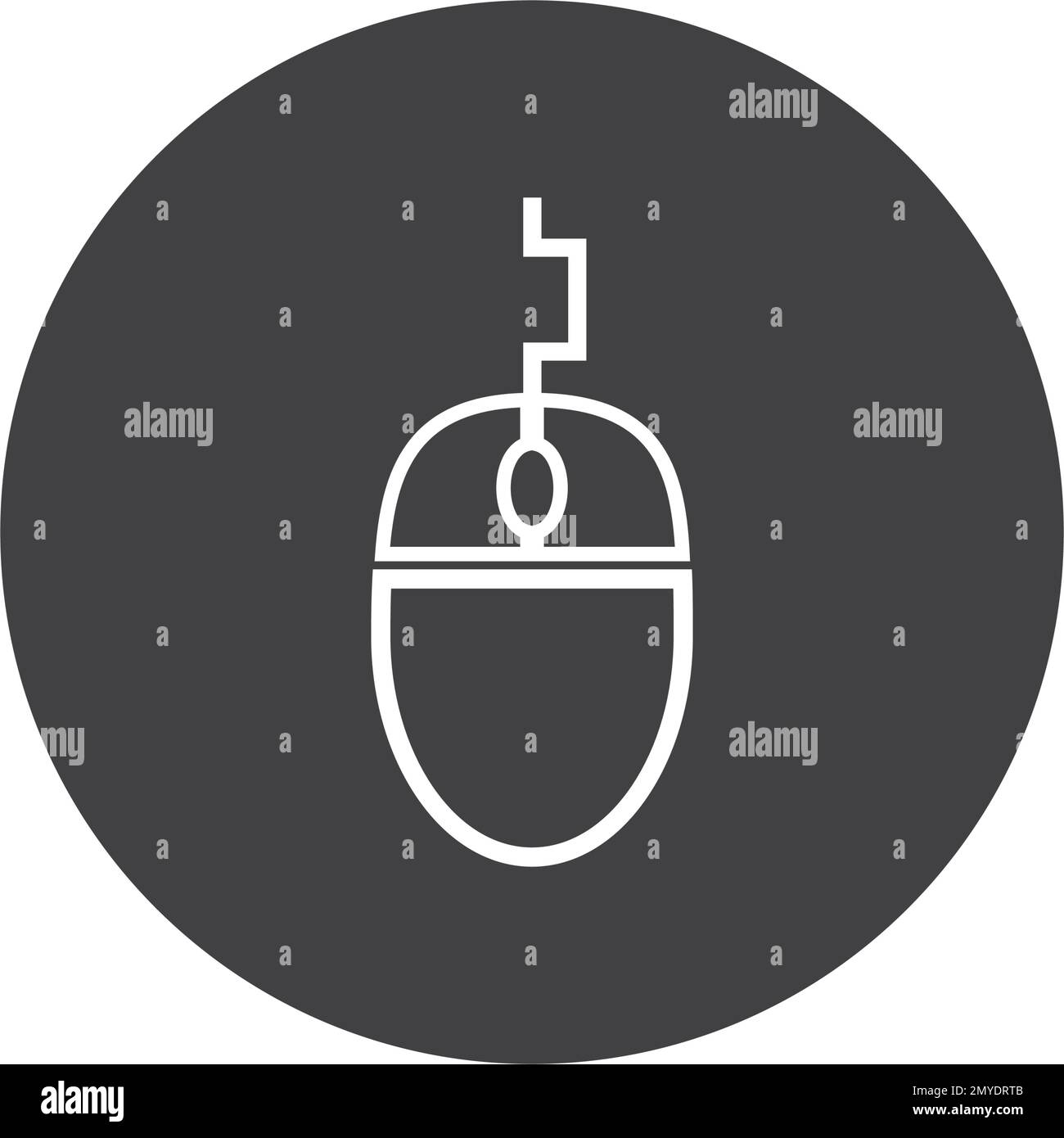 Computer mouse logo vector template design illustration Stock Vector ...