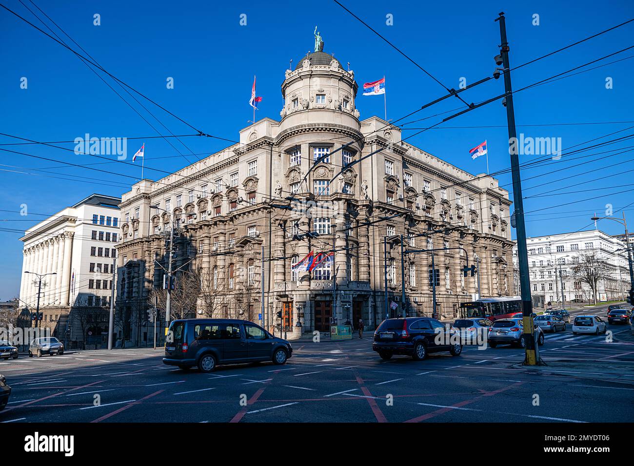 01,13,2023,Serbia,Different buildings and view from the streets of ...