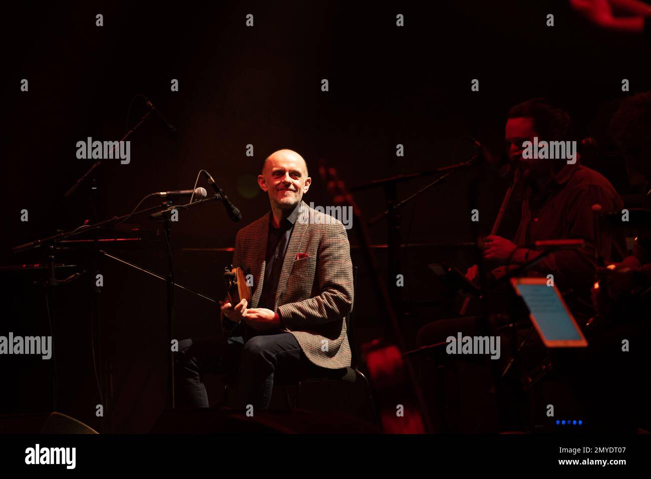 Glasgow Scotland. Duncan Chisholm, Scottish fiddle player and composer ...