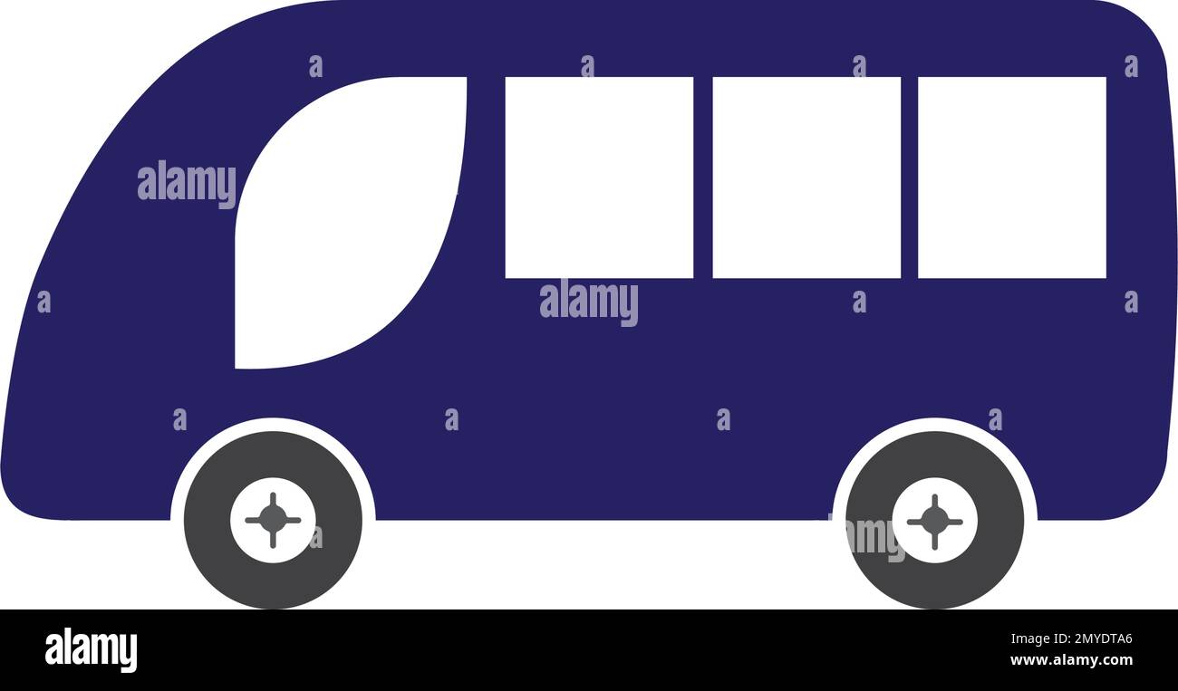 Bus Icon, Bus Vector Art Illustration template design Stock Vector ...