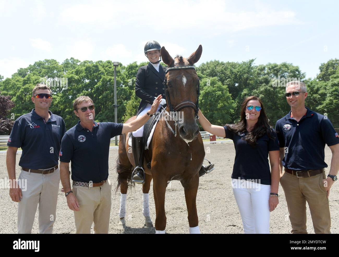 IMAGE DISTRIBUTED FOR U.S. OLYMPIC EQUESTRIAN TEAMS - Boyd Martin, Phillip Dutton, Lauren ...