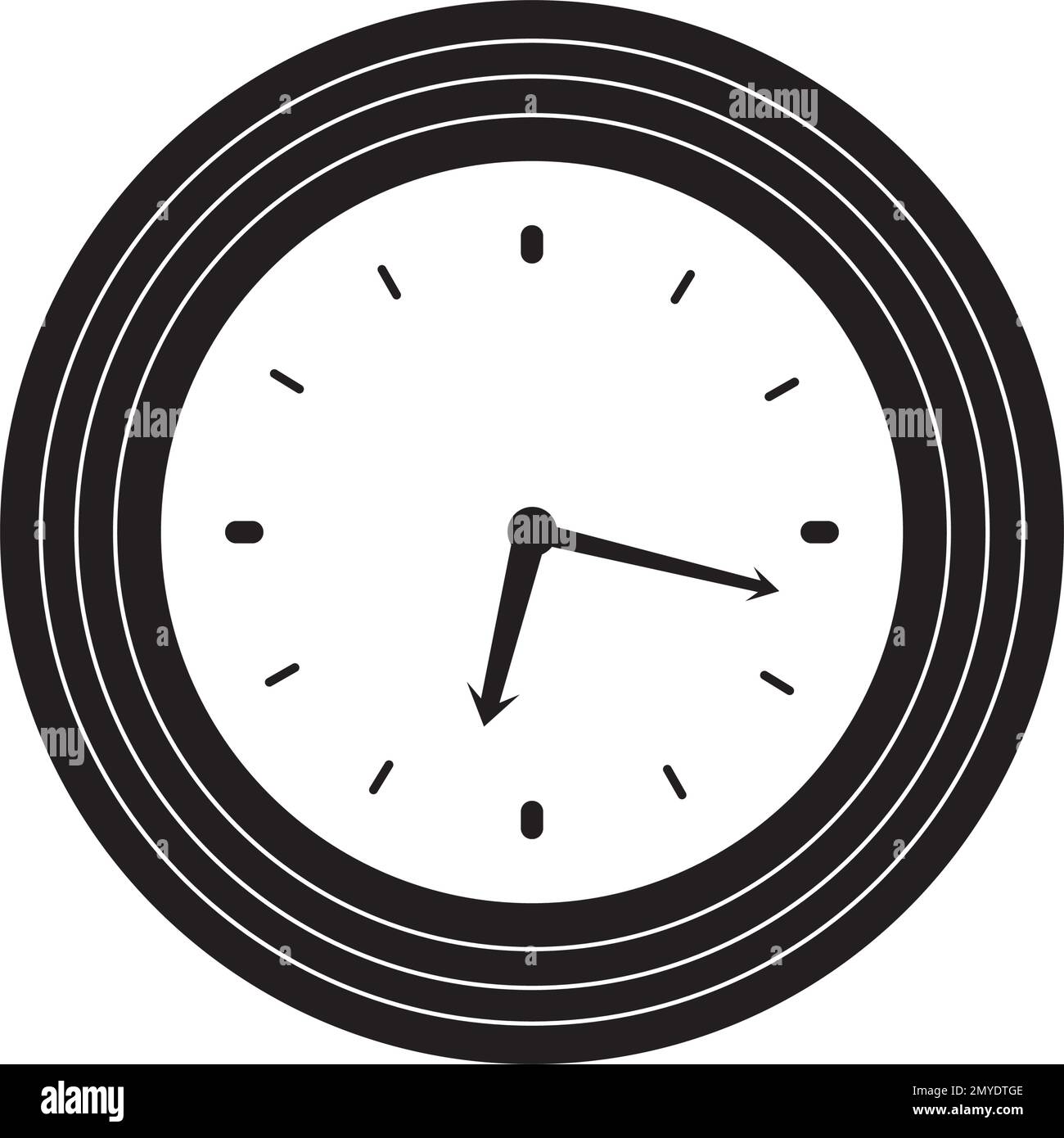 Classic clock design Black and White Stock Photos & Images - Alamy
