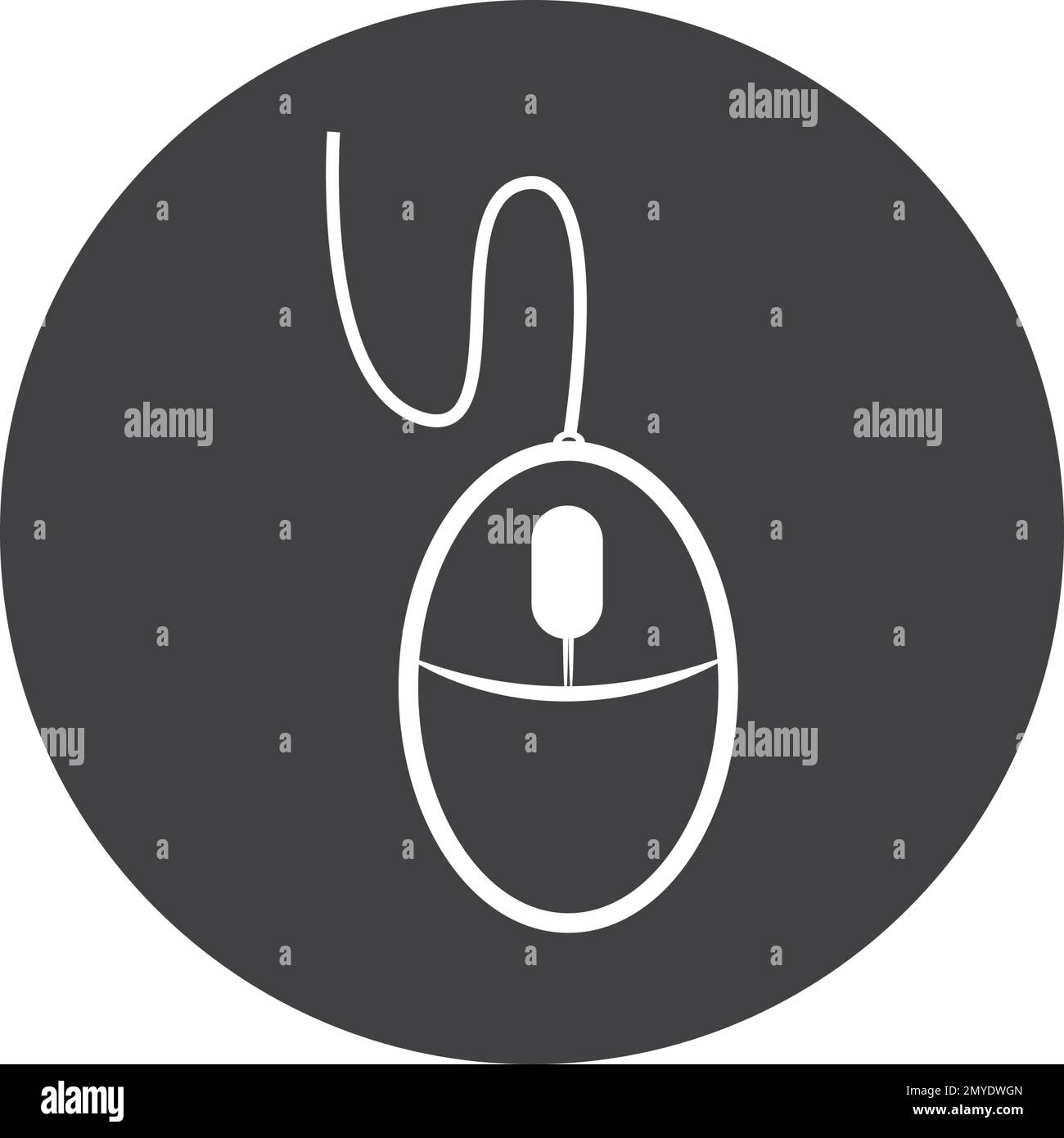 Computer mouse logo vector template design illustration Stock Vector ...