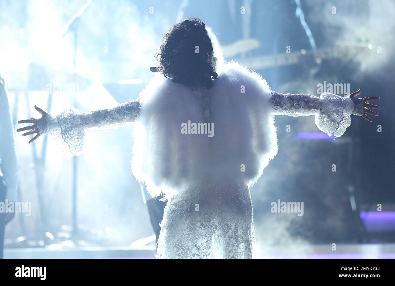 Janelle Monae performs a tribute to Prince at the BET Awards at the ...