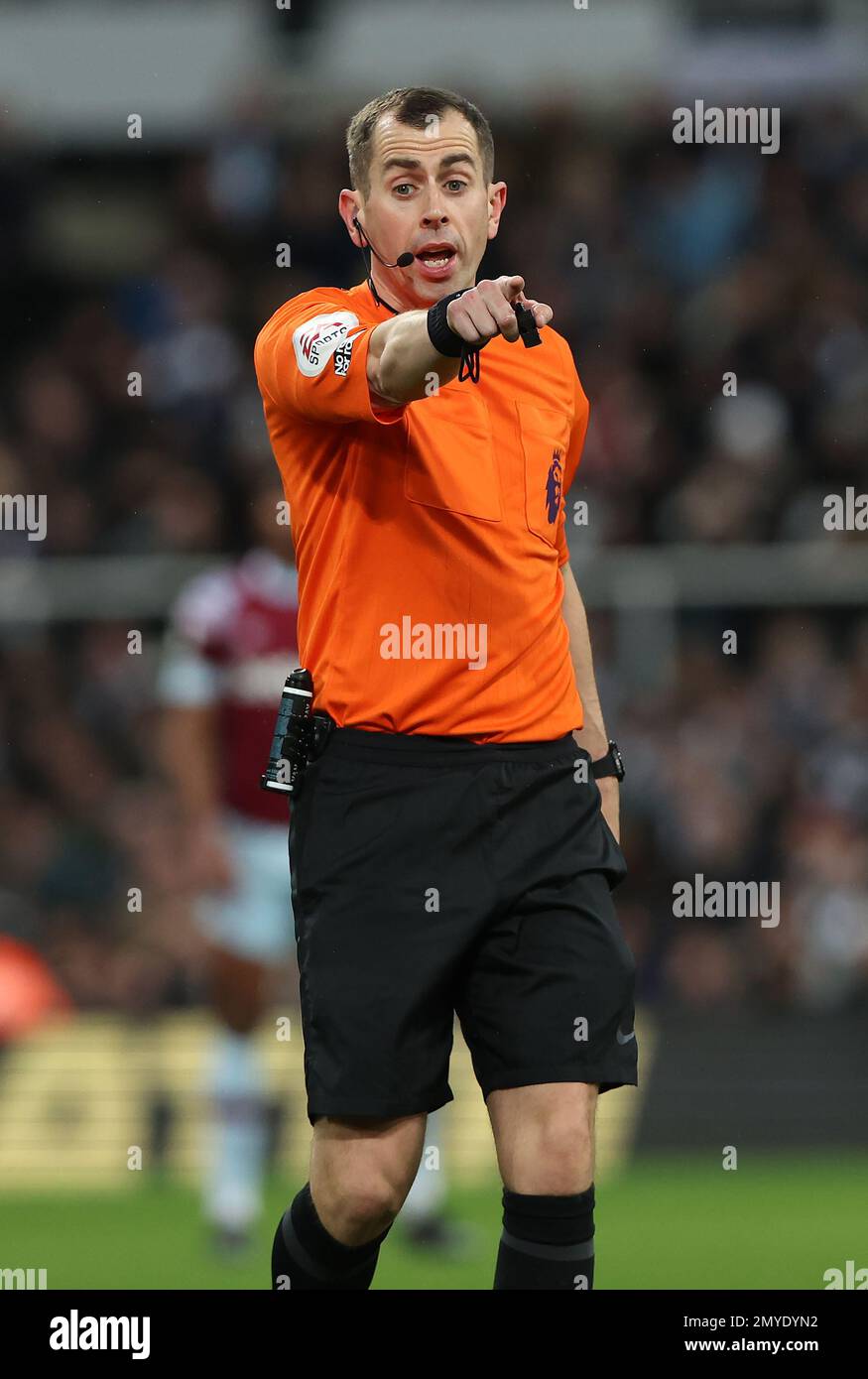 Referee Peter Bankes during the Premier League match Newcastle United ...