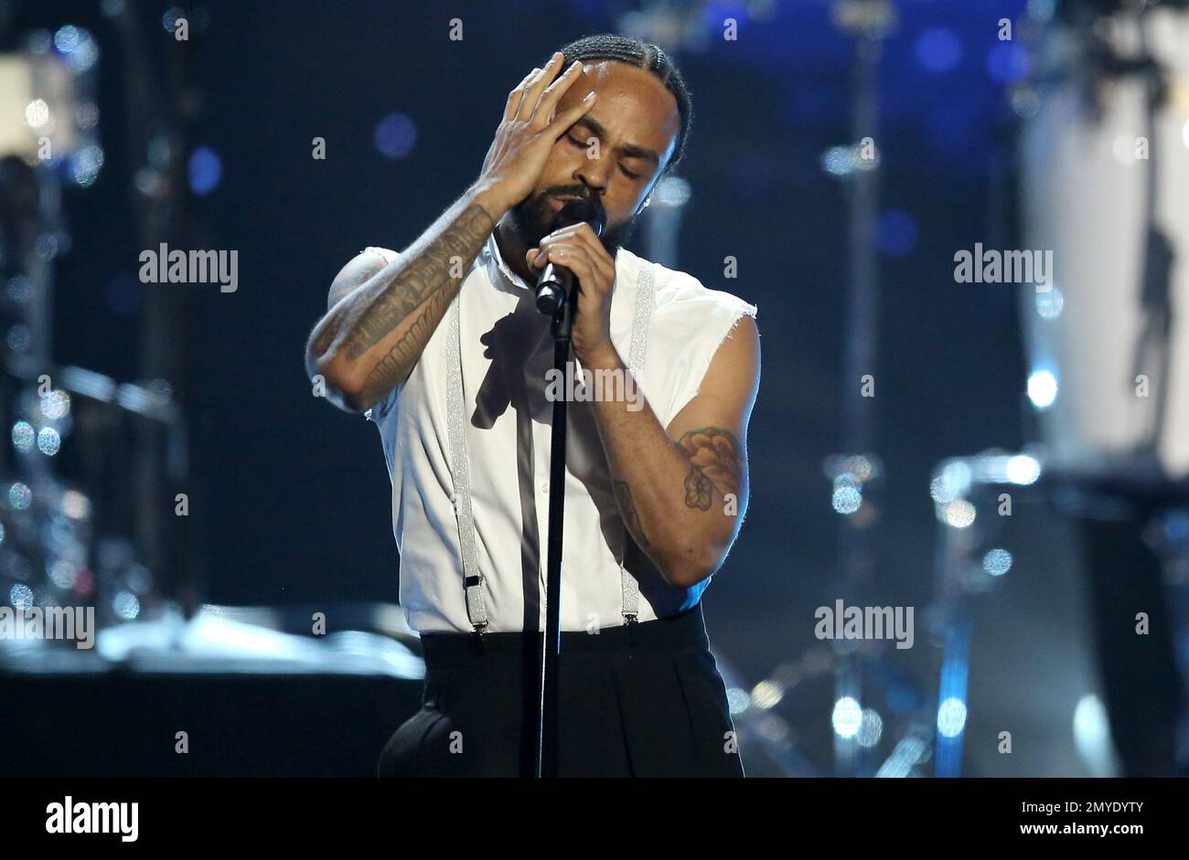 Bilal performs “The Beautiful Ones” during a tribute to Prince at the ...