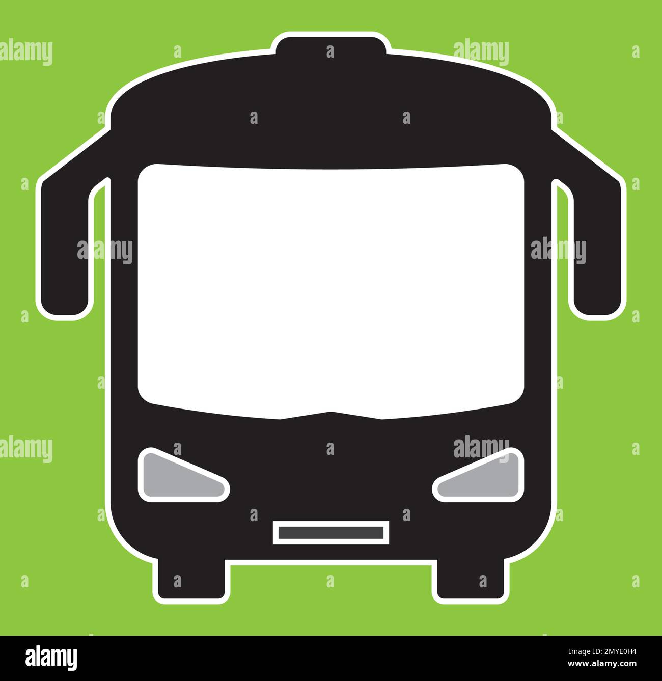 Bus Icon, Bus Vector Art Illustration template design Stock Vector ...