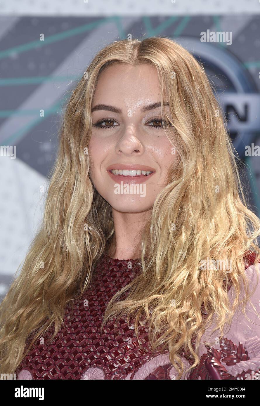 Sophie Beem arrives at the BET Awards at the Microsoft Theater on ...