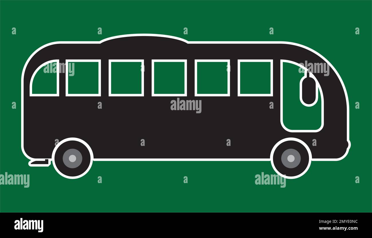 Bus Icon, Bus Vector Art Illustration template design Stock Vector ...