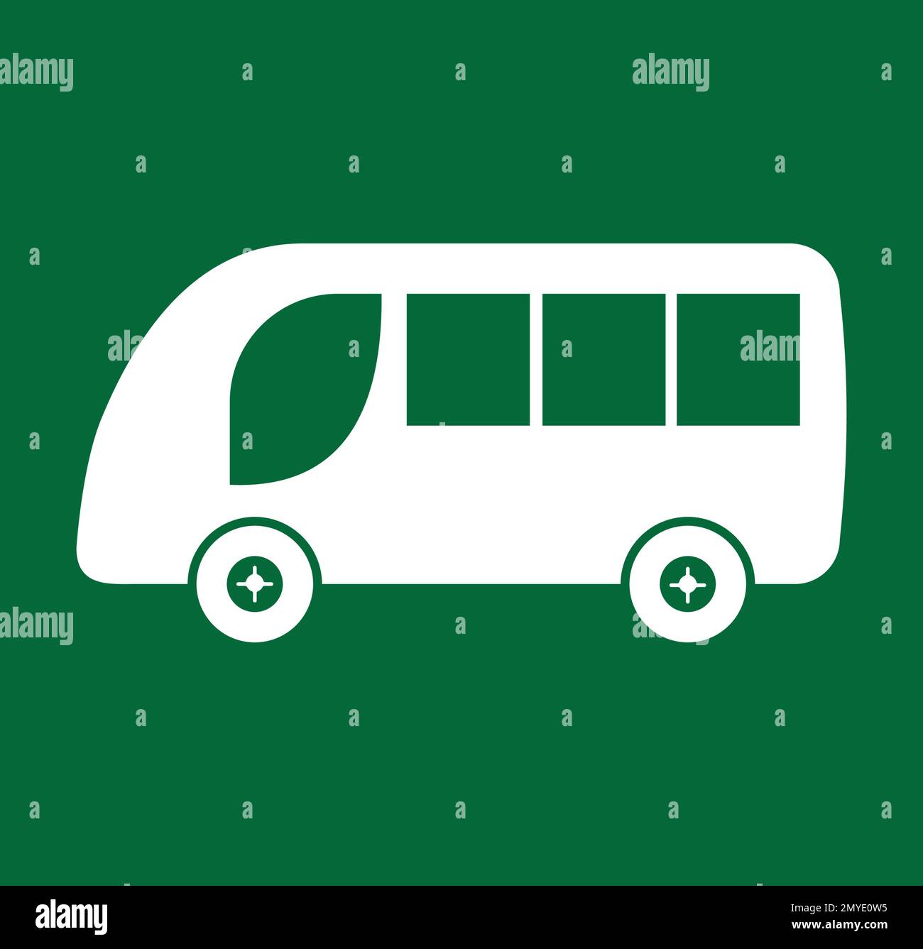 Bus Icon, Bus Vector Art Illustration template design Stock Vector ...