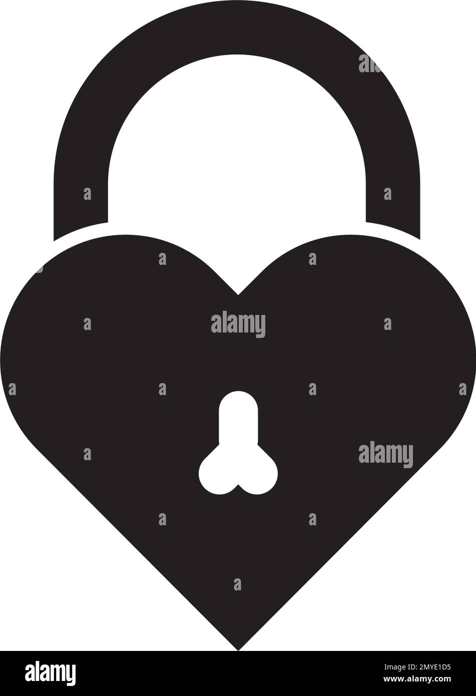 Padlock - Vector icon isolated template design illustration Stock ...