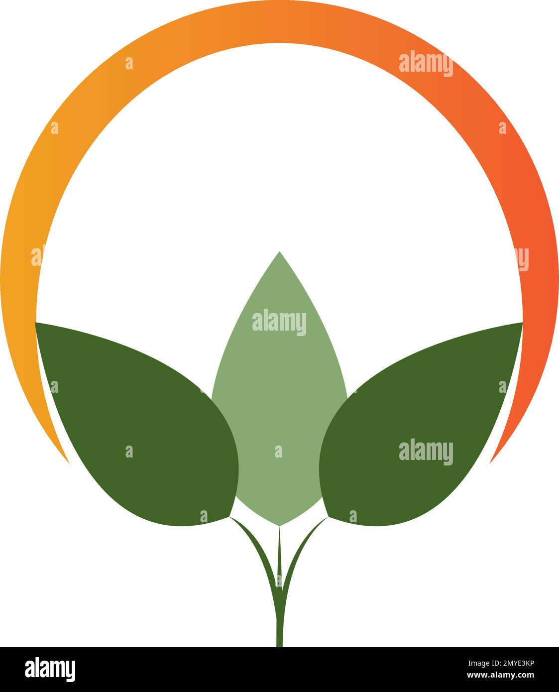 leaf logo vector template design illustration Stock Vector Image & Art ...