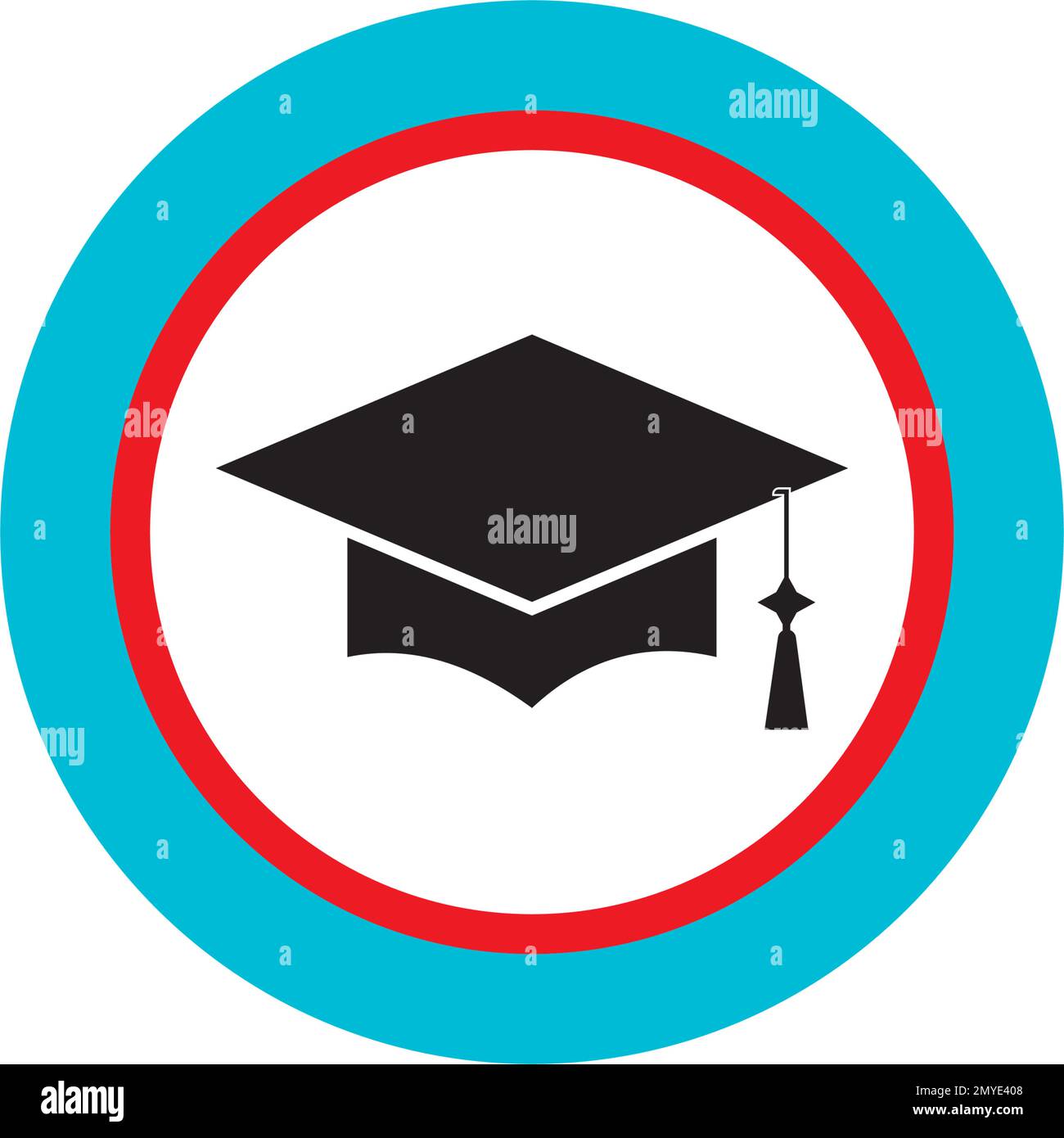 Graduation hat vector icon isolated on white background Stock Vector ...