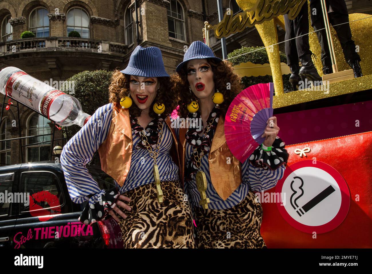 Dancers perform during a photo call to promote the film 'Absolutely ...