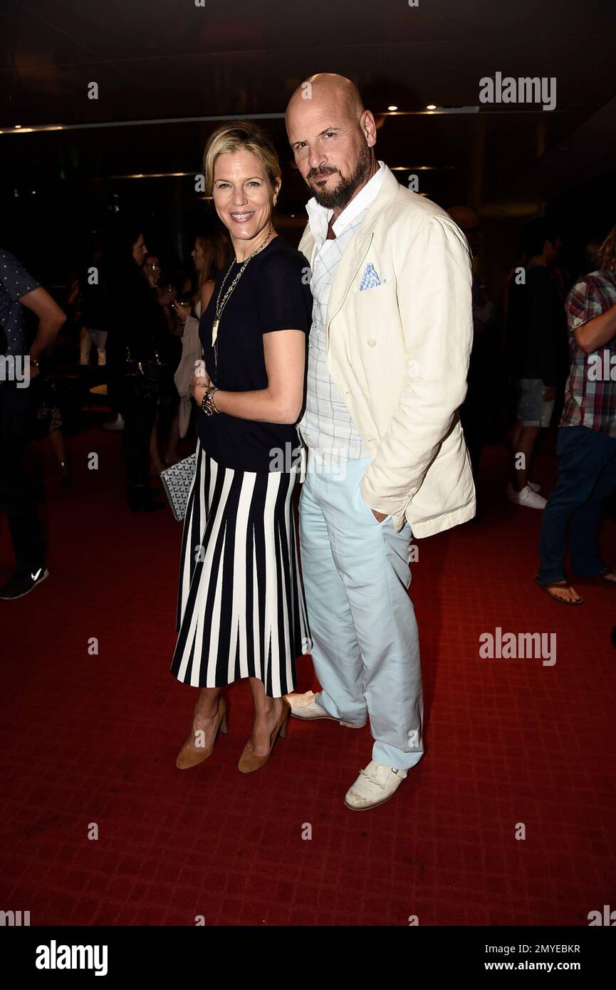 Producer Lynn Harris and Producer Matti Leshem seen at Sony Pictures ...