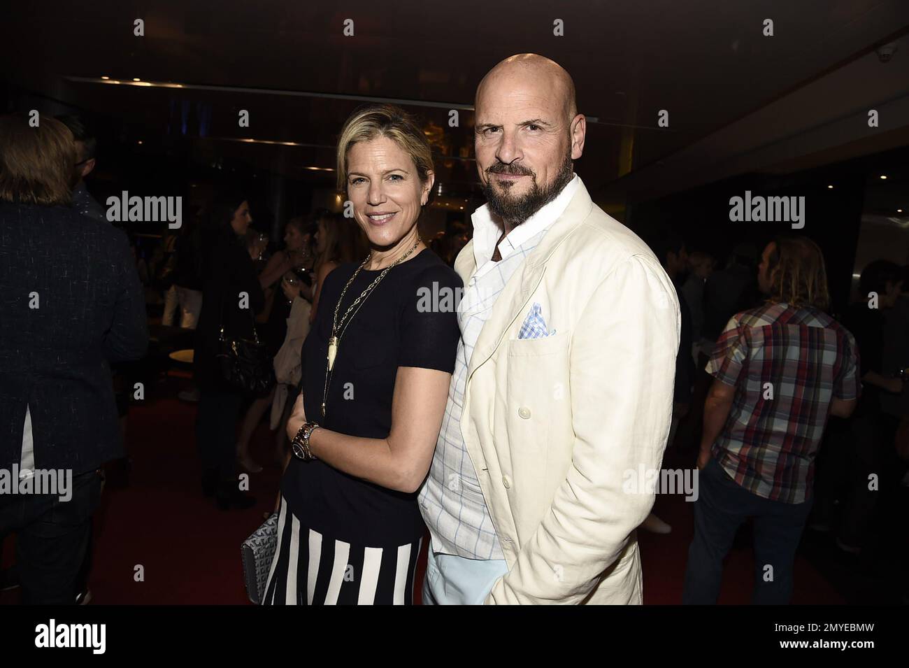 Producer Lynn Harris and Producer Matti Leshem seen at Sony Pictures ...